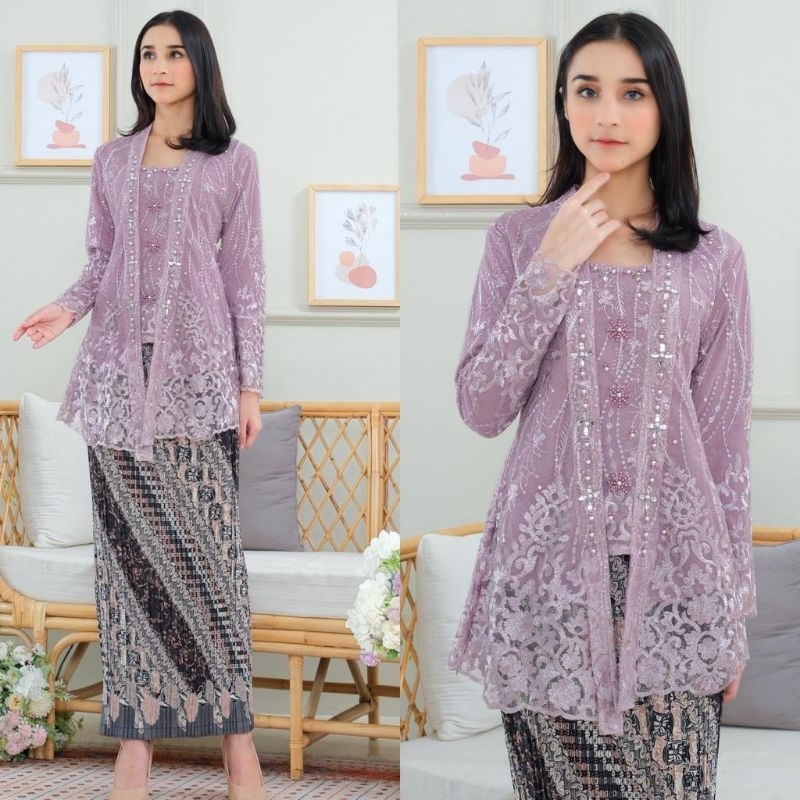 Jual kebaya kutu baru payet/kebaya pesta/kebaya wisuda/kebaya modern/kebaya kondangan | Shopee ...