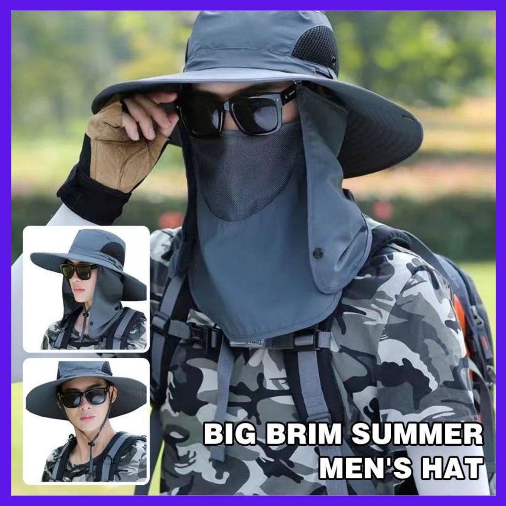 Jual Topi Mancing Jepang Anti Panas UV Waterproof Topi memancing ...