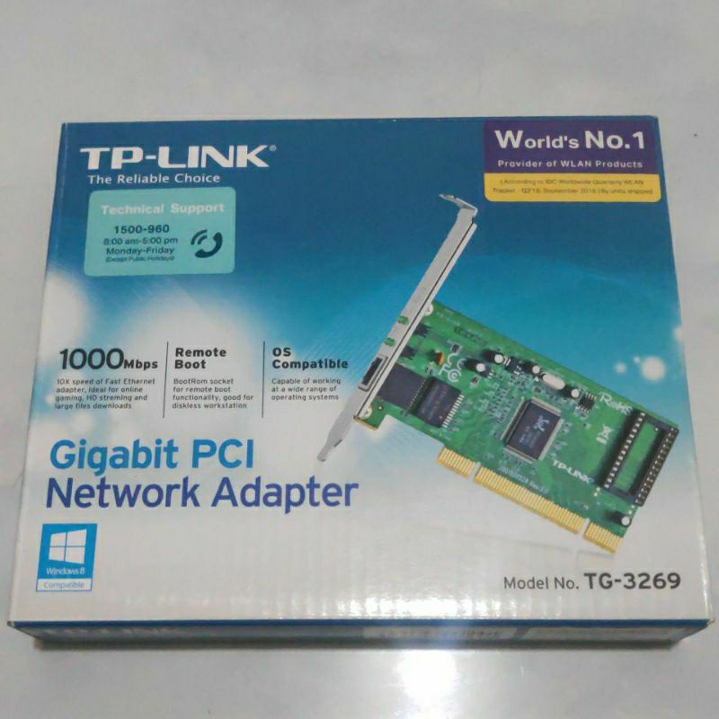 Jual TP-LINK TG- 3269 Gigabit PCI Network Adapter with bootrom 10/100 ...
