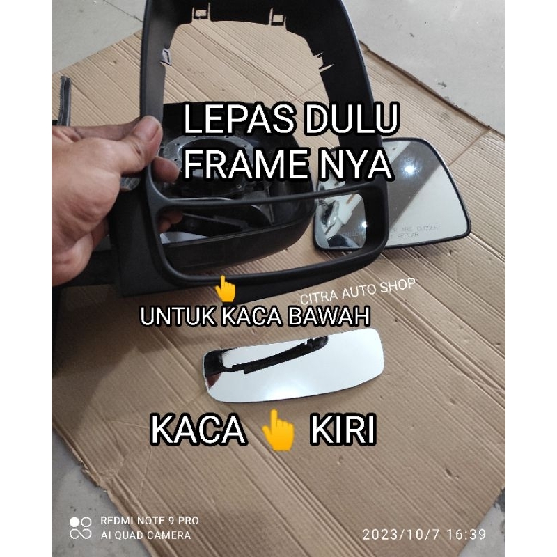 Jual Kaca Spion KIA TRAVELO Kiri Kaca Kecil Bawah | Shopee Indonesia