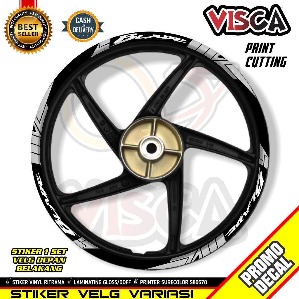 Jual Stiker Velg List Velg Motor Stiker Velg Blade Motif Abstrack ...