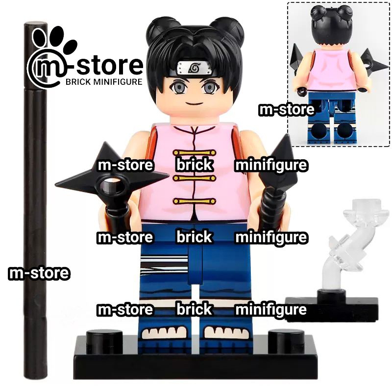 Jual brick naruto tenten ten ten mini toy figure | Shopee Indonesia