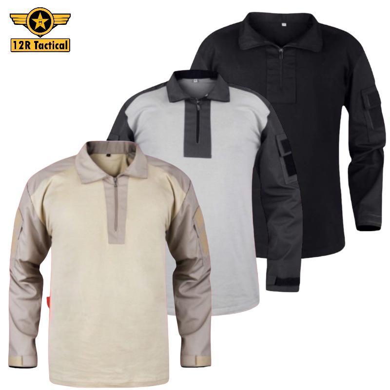 Jual BDU Series - Kaos Tactical Lapangan PDL Outdoor Lengan Panjang | Shopee Indonesia