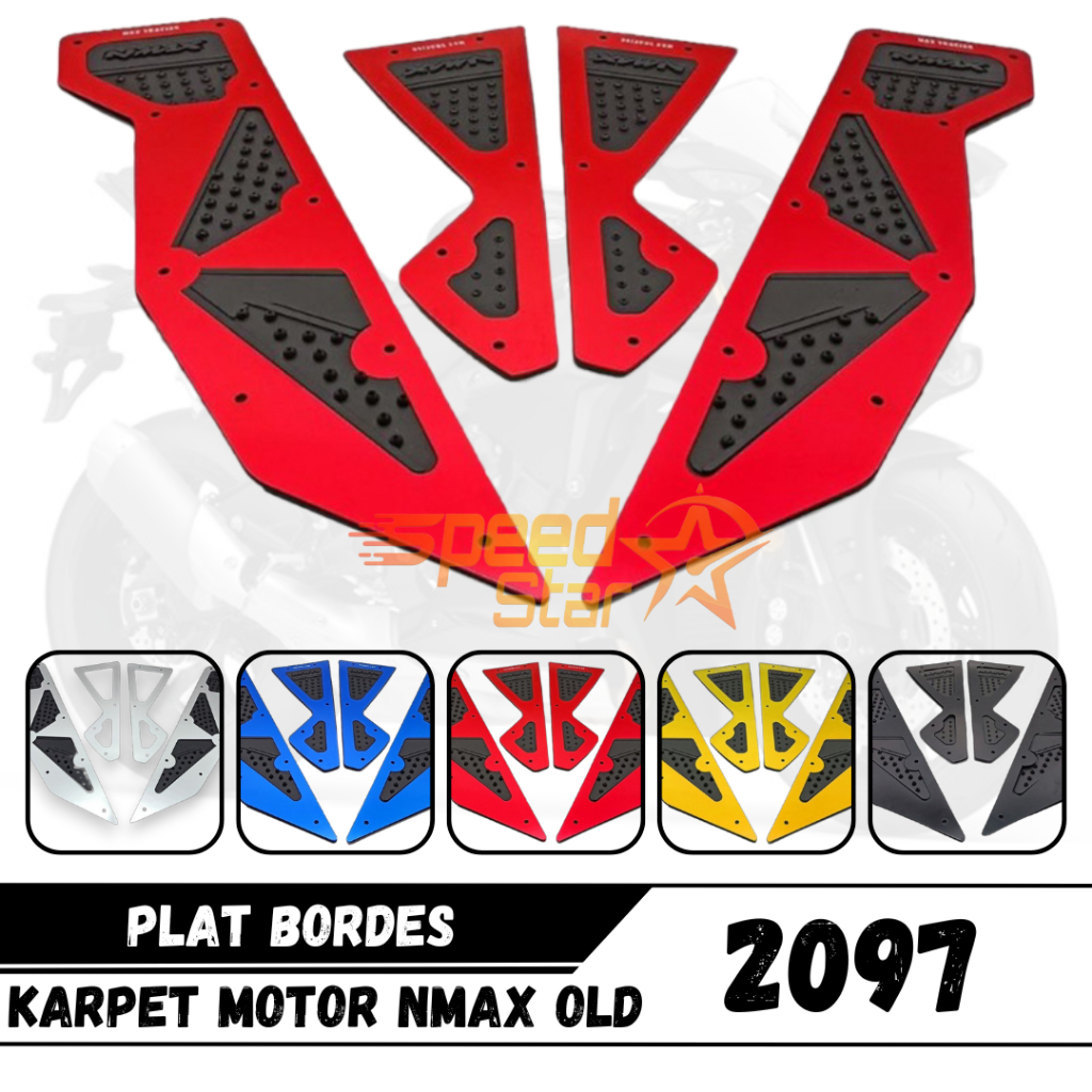 Jual Plat Bordes Karpet Motor Yamaha Nmax Old Tahun 2015 - 2019 CNC ...