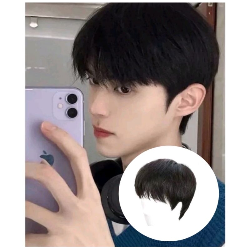 Jual WIG COWOK RAMBUT PENDEK / RAMBUT PALSU PRIA PENDEK MURAH | Shopee ...