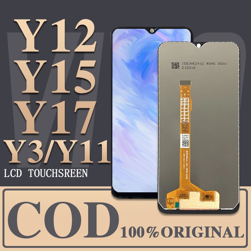 Jual 【ORIGINAL+LEM】LCD for VIVO Y12/Y15/Y17/Y11/Y3 2019 ORIGINAL 100% FULL SET LAYAR HIGH ORI ...