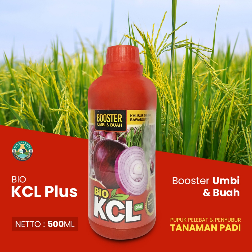 Jual pupuk padi untuk buah jadi lebat BIO KCL PLUS 500ML pupuk penyubur dan pelebat padi sawah ...