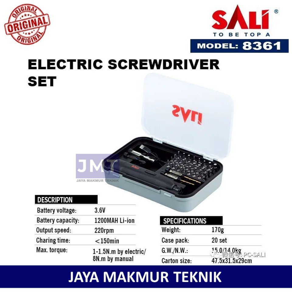 Jual Cordless Electric Screwdriver Obeng Listrik Set 36 Pcs | Shopee ...