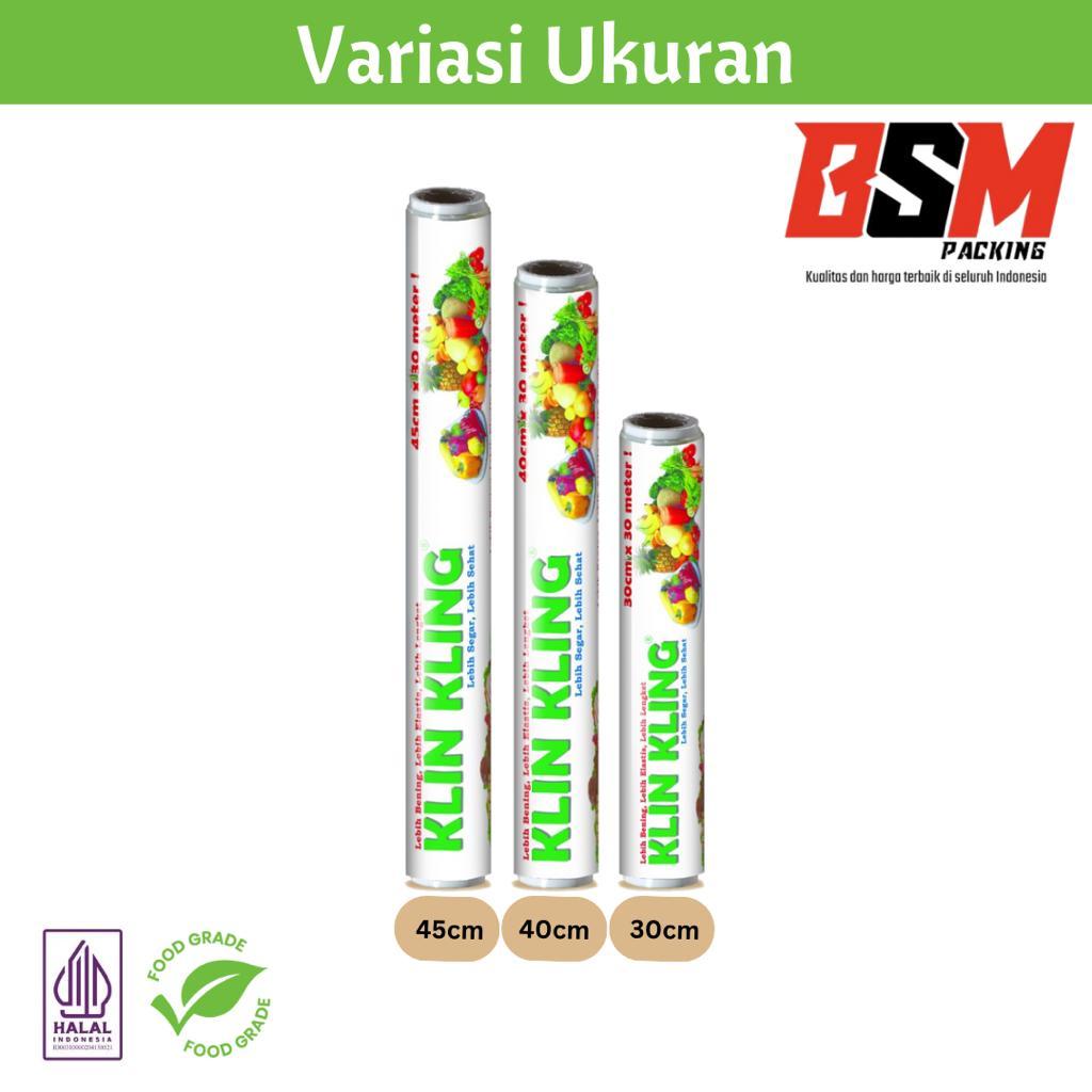 Jual KLIN KLING Plastik Wrapping Food Grade Plastik Makanan Cling Wrap ...