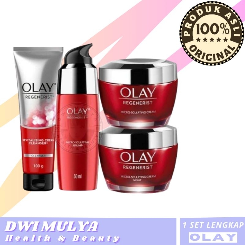 Jual Olay Regenerist Ritual Anti Aging Lengkap 4 in 1 set | Shopee ...