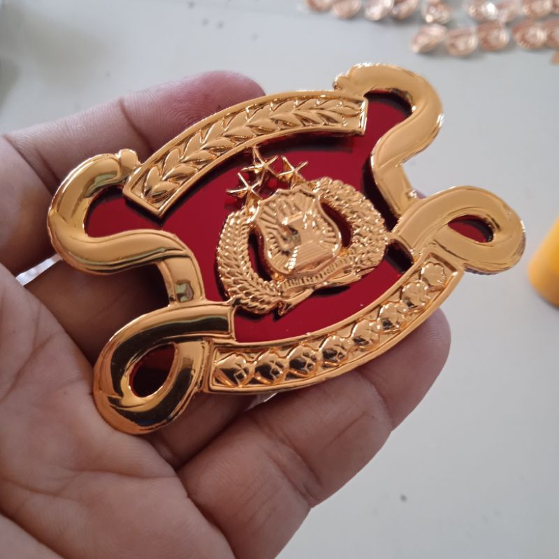 Jual emblem baret brimob polri dasar mika akrilik | Shopee Indonesia