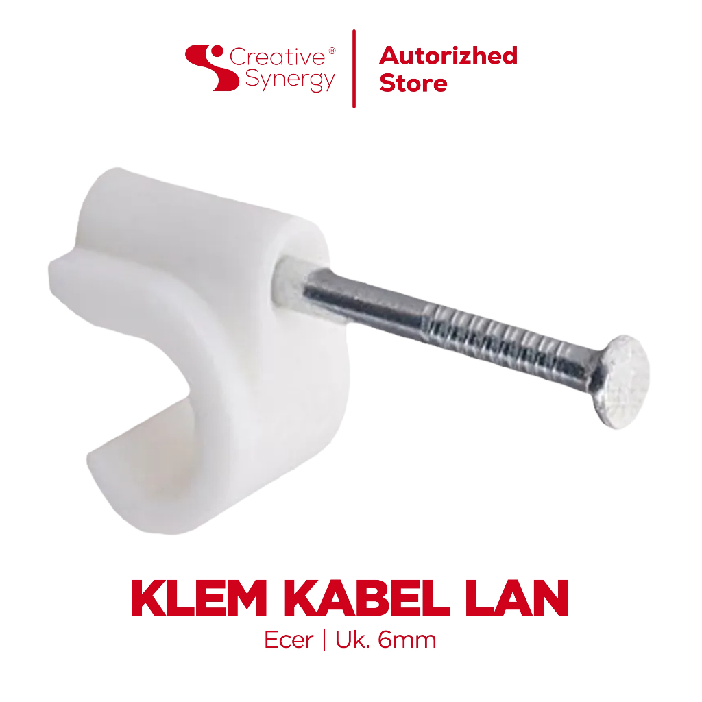 Jual Klem kabel LAN - Nail Clamp - Jepit kabel paku beton paku baja ...
