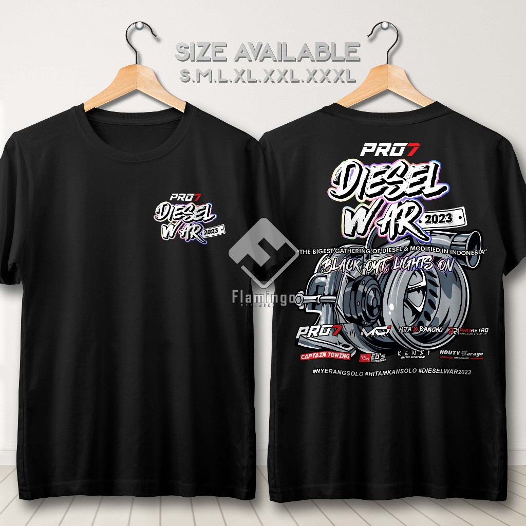 Jual Kaos Diesel War Pro7 2023 Solo Innova Event - Baju Distro Mobil Racing Diesel Gank Cumi ...