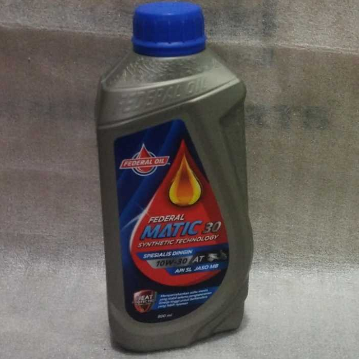 Jual OLI MATIC AT FEDERAL MATIC 30 10W-30 0.8L/800 ML SYNTHETIC ...