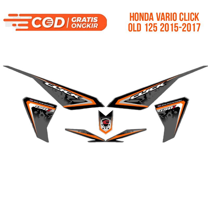 Jual STRIPING TRANSPARAN CLICK VARIO LED OLD 125/150 2015-2017 CLICK VERSION | Shopee Indonesia