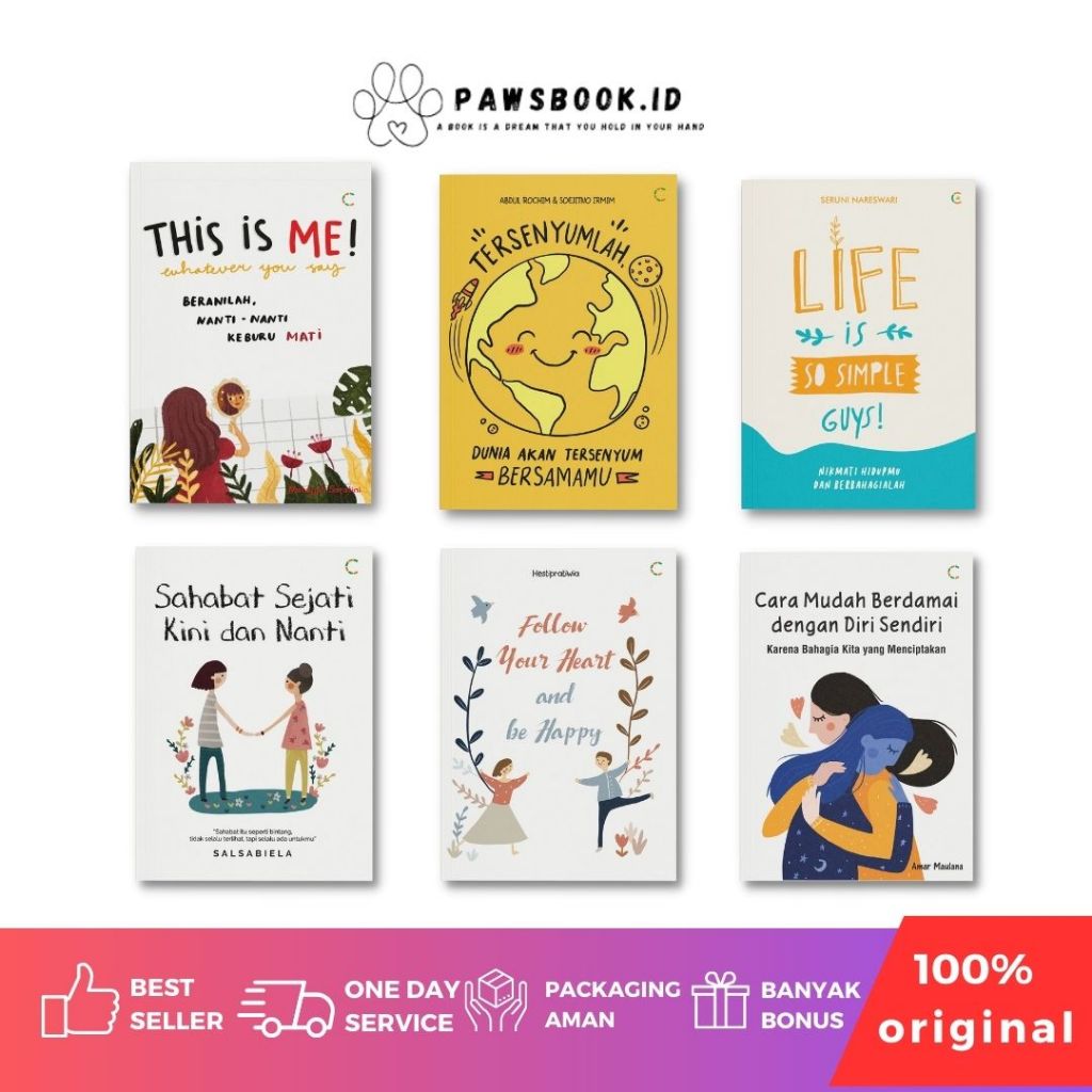 Jual BUKU MOTIVASI DIRI / Buku Inspirasi / This is Me / Berdamai dengan Diri Sendiri / Self ...