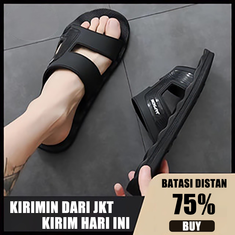 Jual 【 SENDAL PRIA】 Sandal Pria Dewasa Casual Gaya Jepang Casual Sol ...