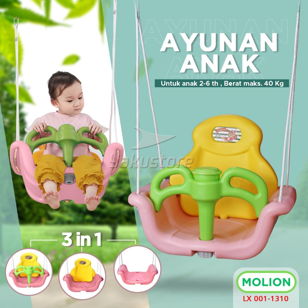 Jual MOLION SNI Ayunan Anak Mainan Ayunan Kuda Kudaan Bermain Karakter ...
