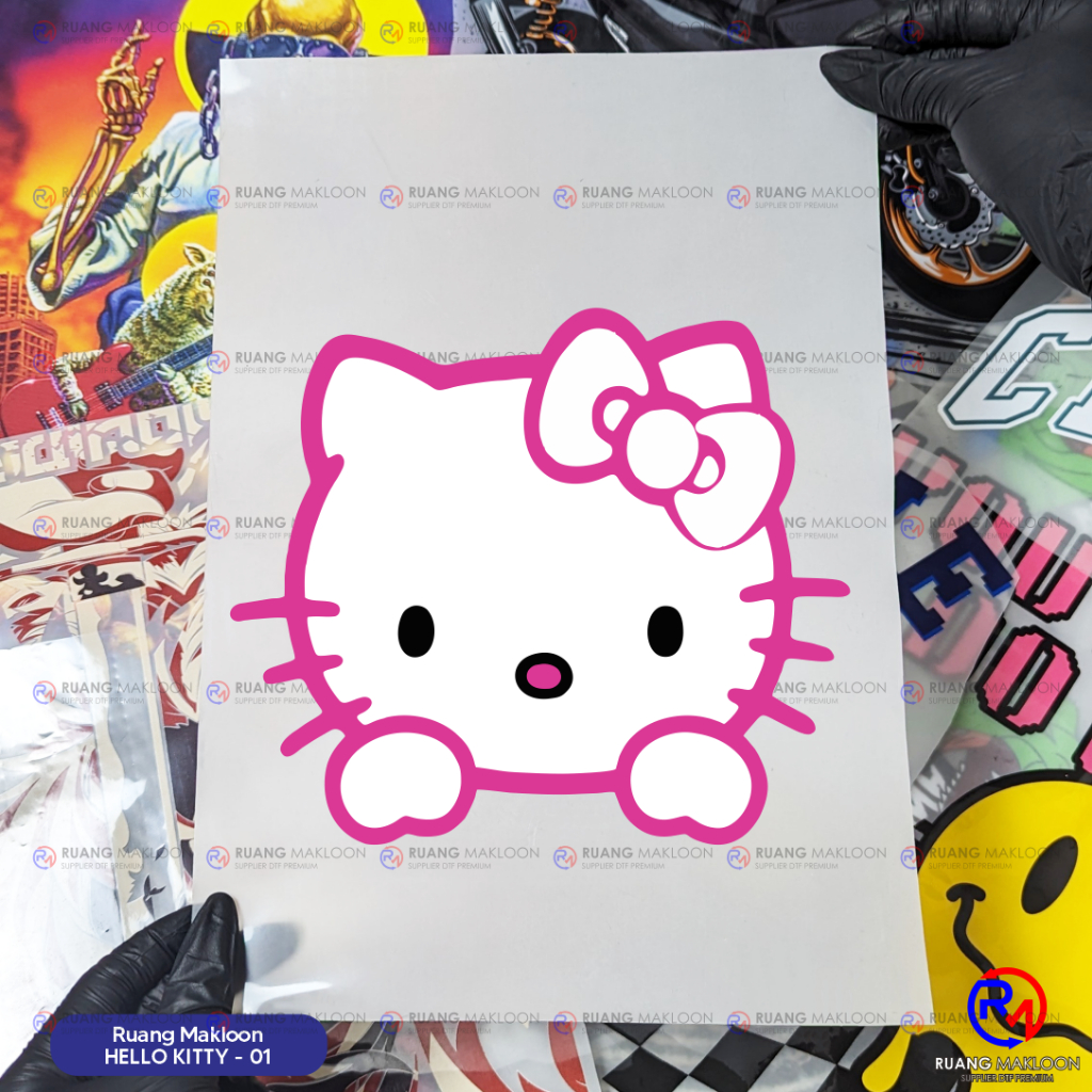 Jual Sablon Setrika Sablon DTF Satuan A5 Hello Kitty 01 - SIAP PRESS ...