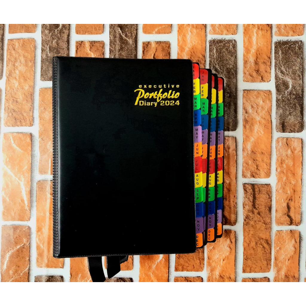 Jual Buku Agenda Kerja Buku Harian Kerja Portfolio Diary Tahun 2024 Isi ...
