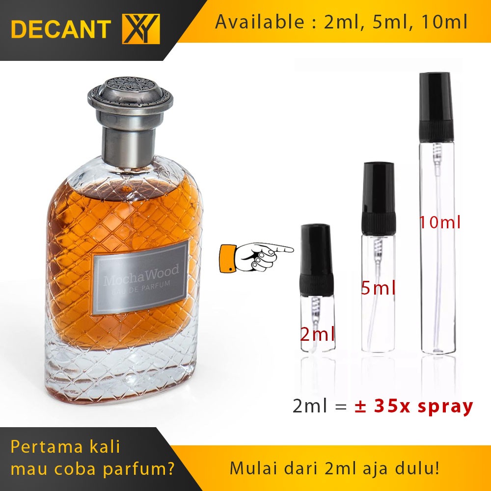 Jual Decant Parfum Fragrance World Mocha Wood EDP 2ml 5ml 10ml | Shopee ...