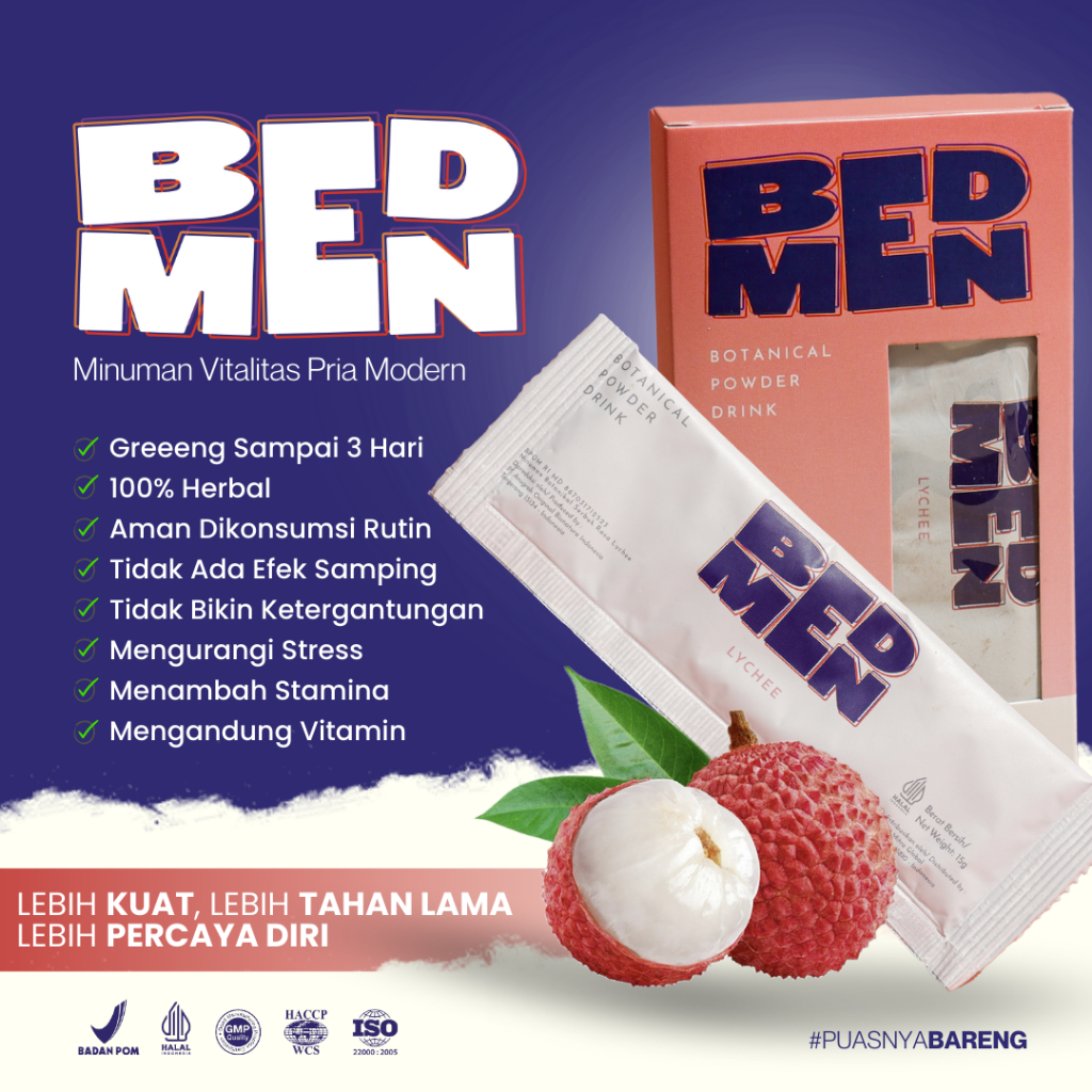 Jual Minuman Penambah Vitalitas BEDMEN Greeeng 3 hari Puasnya Bareng ...