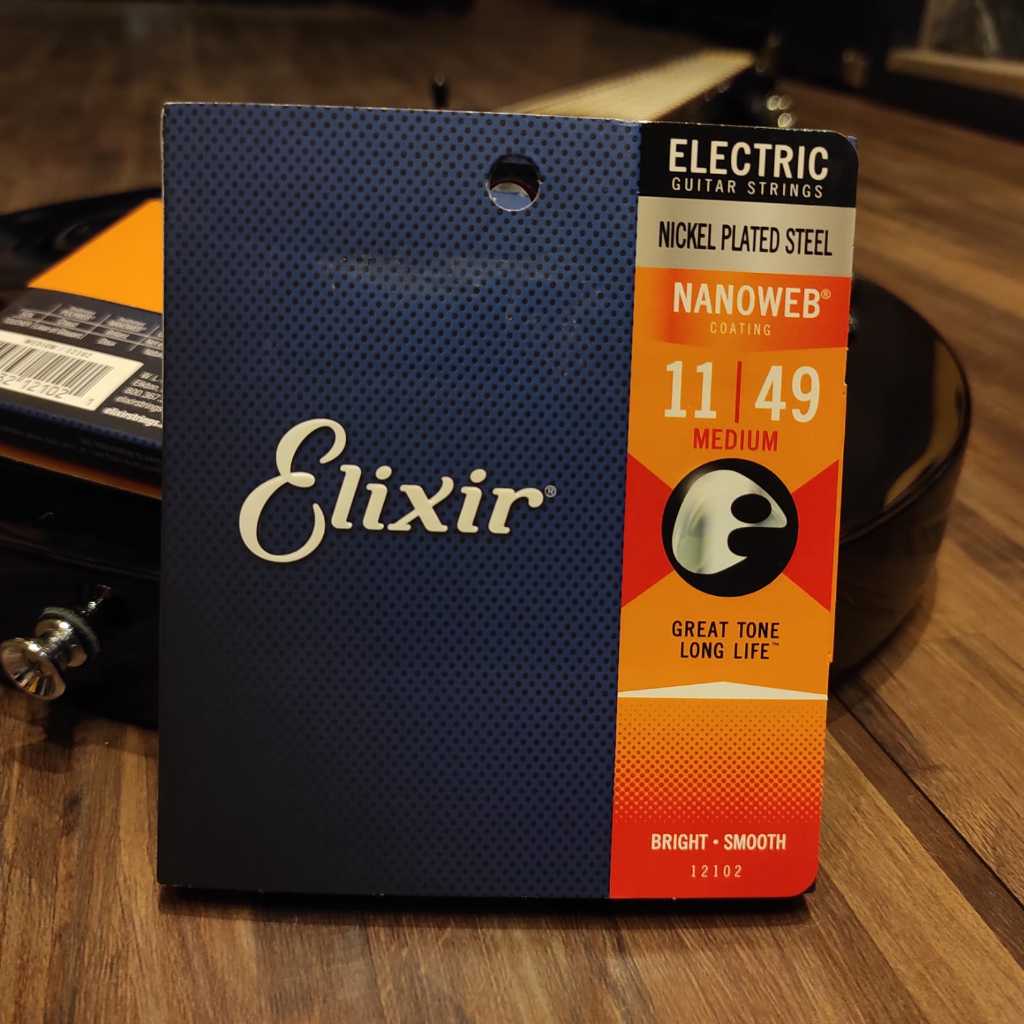Jual Senar Gitar Elixir Electric Original 11/49 NANOWEB 12102 | Shopee ...