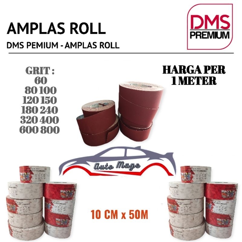 Jual Amplas Meteran / Amplas Roll / Amplas Kain Meteran DMS PREMIUM ...