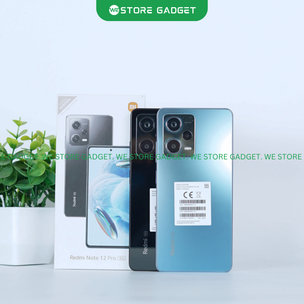 Jual REDMI NOTE 12 PRO 5G 8/256gb SECOND FULLSET ORIGINAL | Shopee ...