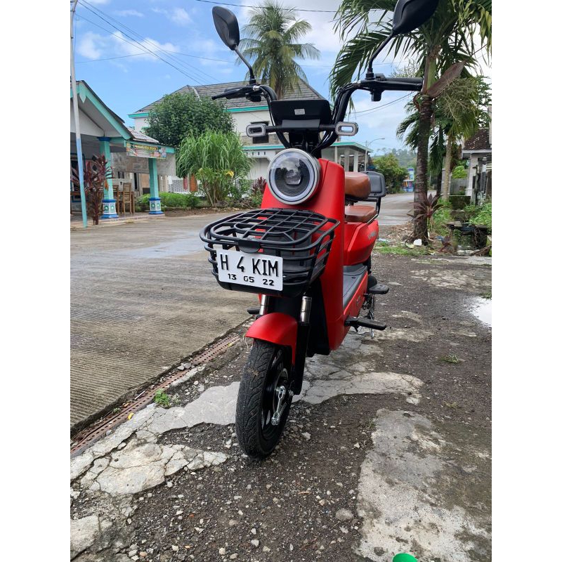 Jual plat nomor sepeda listrik custom satuan | Shopee Indonesia