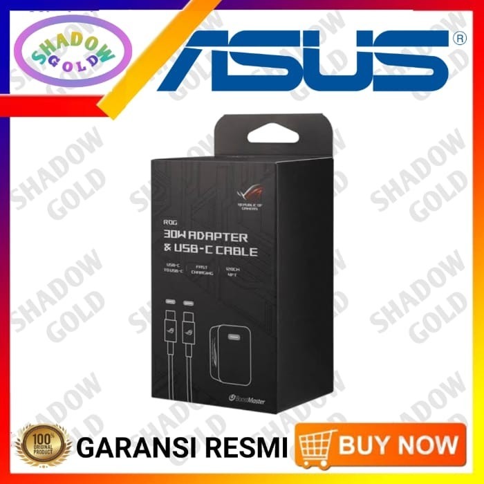 Jual Adapter Charger Asus ROG Phone 30W Adapter Usb - C - Original | Shopee Indonesia