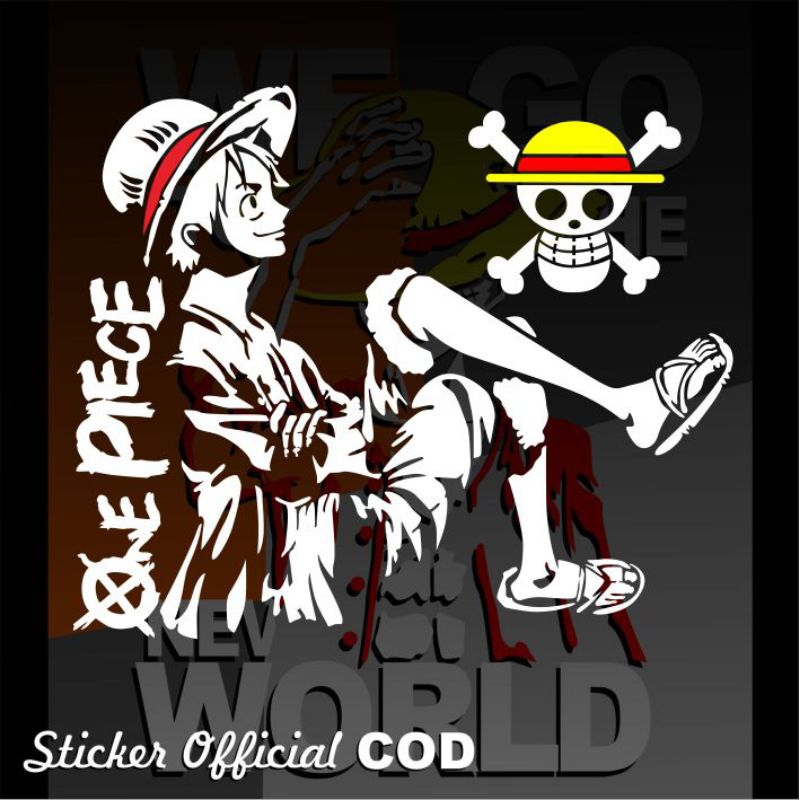 Jual sticker one piece sticker cutting | Shopee Indonesia