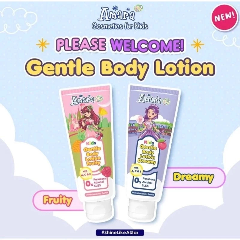 Jual AMARA Kids Gentle Body Lotion 100ml | 200ml | Shopee Indonesia