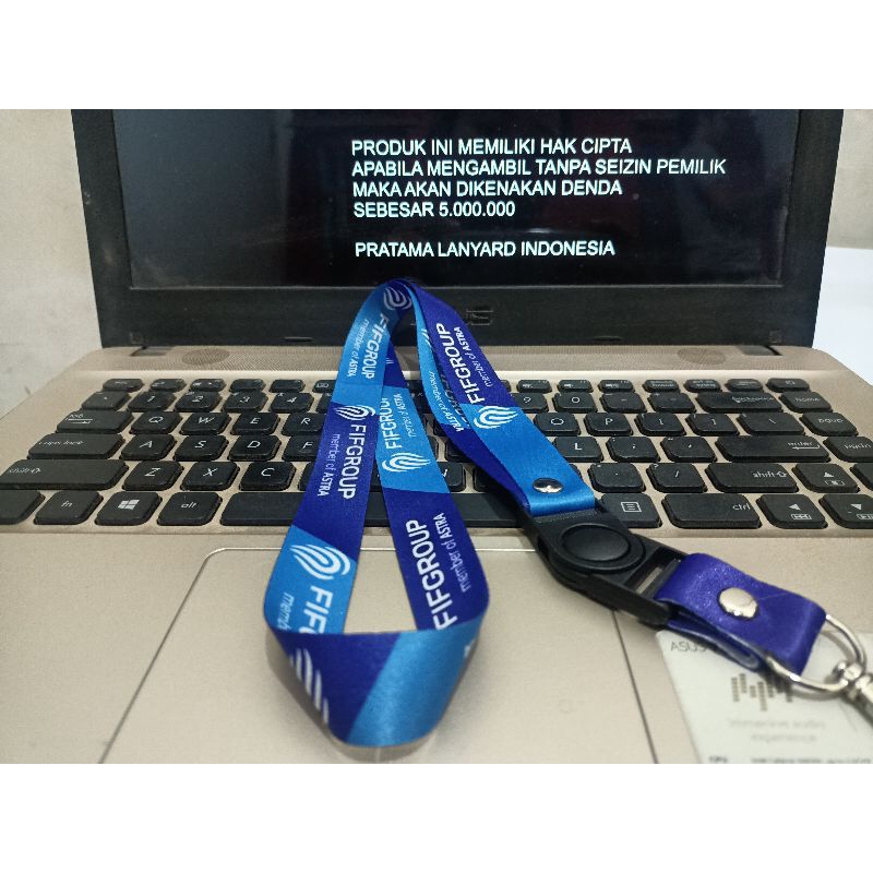 Jual (READY STOCK) Lanyard / Tali id card Fif Group termurahh ecer rasa ...