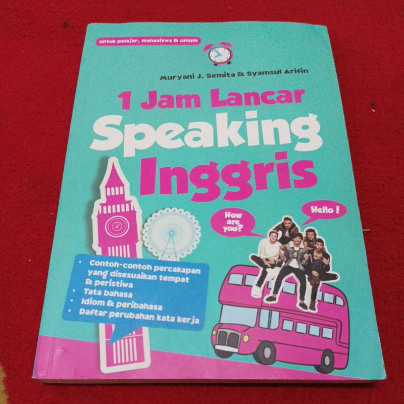 Jual buku belajar bahasa Inggris 1 jam lancar speaking English bekas ... Jual buku belajar bahasa Inggris 1 jam lancar speaking English bekas ...