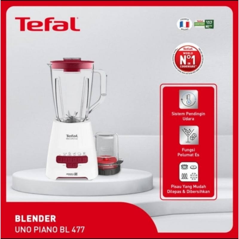 Jual Tefal Blendforce Piano BL477 Original Blender Bumbu Jus Juice | Shopee Indonesia