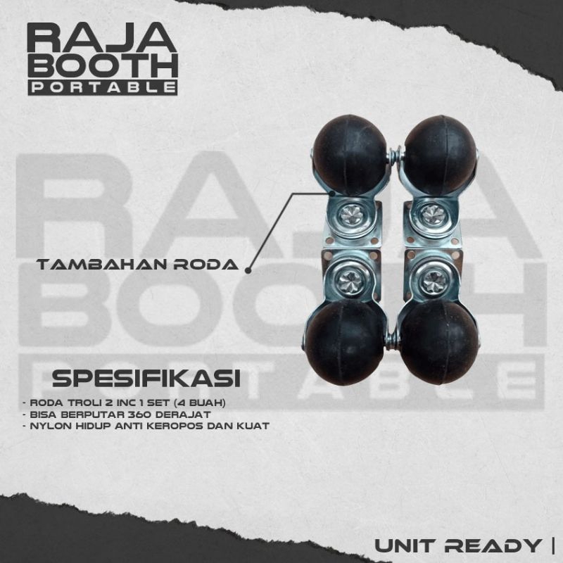 Jual Tambahan Roda Booth Portable Semua Ukuran | Shopee Indonesia