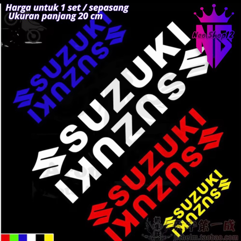 Jual Sticker SUZUKI Logo Cutting Sticker | Shopee Indonesia