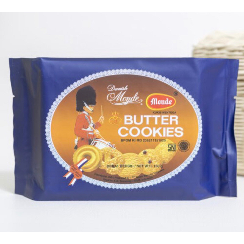 Jual Monde Biskuit Butter Cookies 150gram | Shopee Indonesia