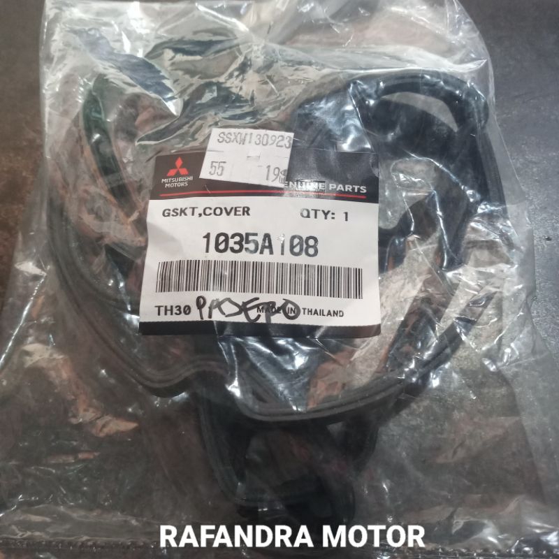 Jual GASKET COVER CYLINDER HEAD/PACKING KARET TUTUP KLEP PAJERO/TRITON (ORIGINAL) | Shopee Indonesia