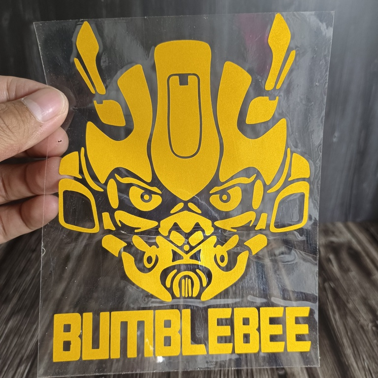 Jual 0022 Cutting Stiker Bumblebee Transformer Variasi Motor Mobil ...