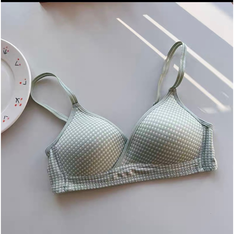 Jual Kikidoo BH Wanita Remaja Busa Tipis V Line Bra Cewek B42 | Shopee ...