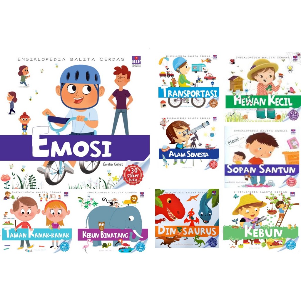 Jual Ensiklopedia balita cerdas plus Sticker lucu full colour | Shopee ...
