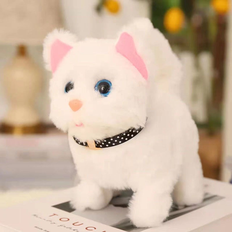 Jual Mainan Boneka Kucing Bergerak Mainan Mewah Listrik Kucing Bisa ...