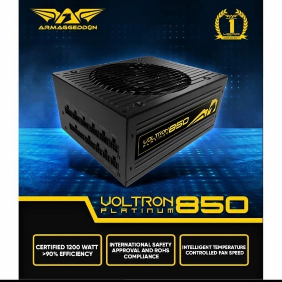 Jual POWER SUPPLY PSU ARMAGEDDON 850WATT VOLTRON PLATINUM ARMAGGEDDON 850W Garansi 10 Tahun ...