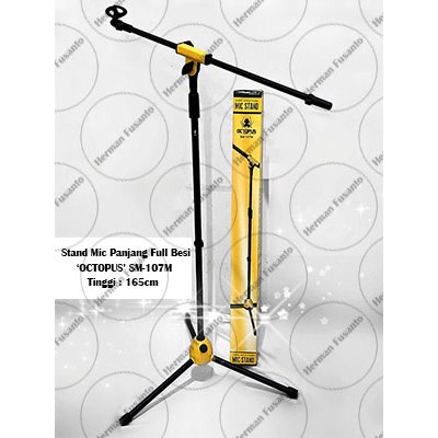 Jual Stand Mic Panjang / Lantai Full Besi Merk OCTOPUS Type : SM-107M ...