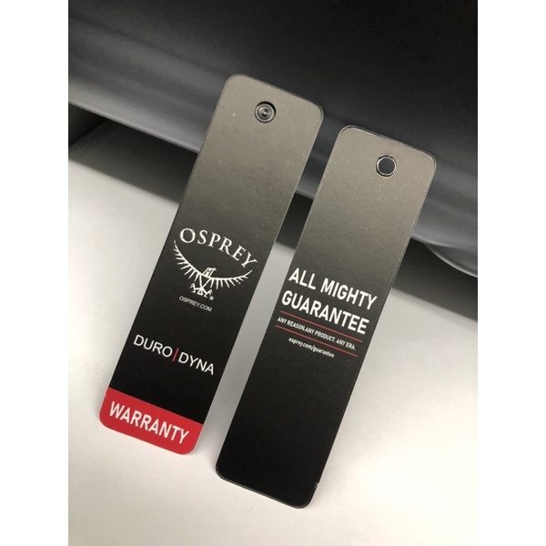 Jual OSPREY LABEL HANG TAG SUPER PREMIUM CO 1X DIKIRIM 120PCS | Shopee ...