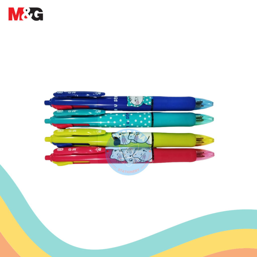 Jual BALLPOINT 4 WARNA M&G ABP-803S6 (1 PCS) | Shopee Indonesia
