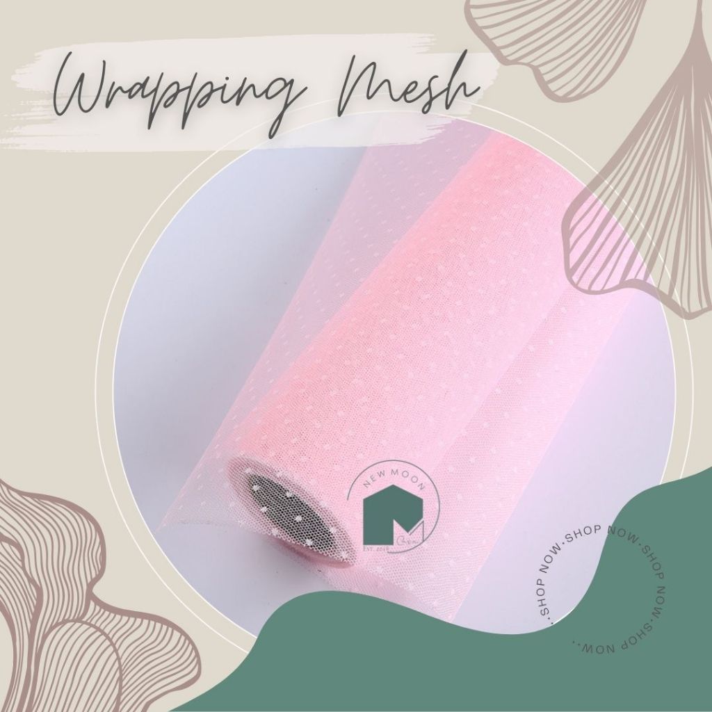 Jual FLOWER WRAP MESH KOREAN JARING BUNGA WRAPPING JALA NET BUKET ...
