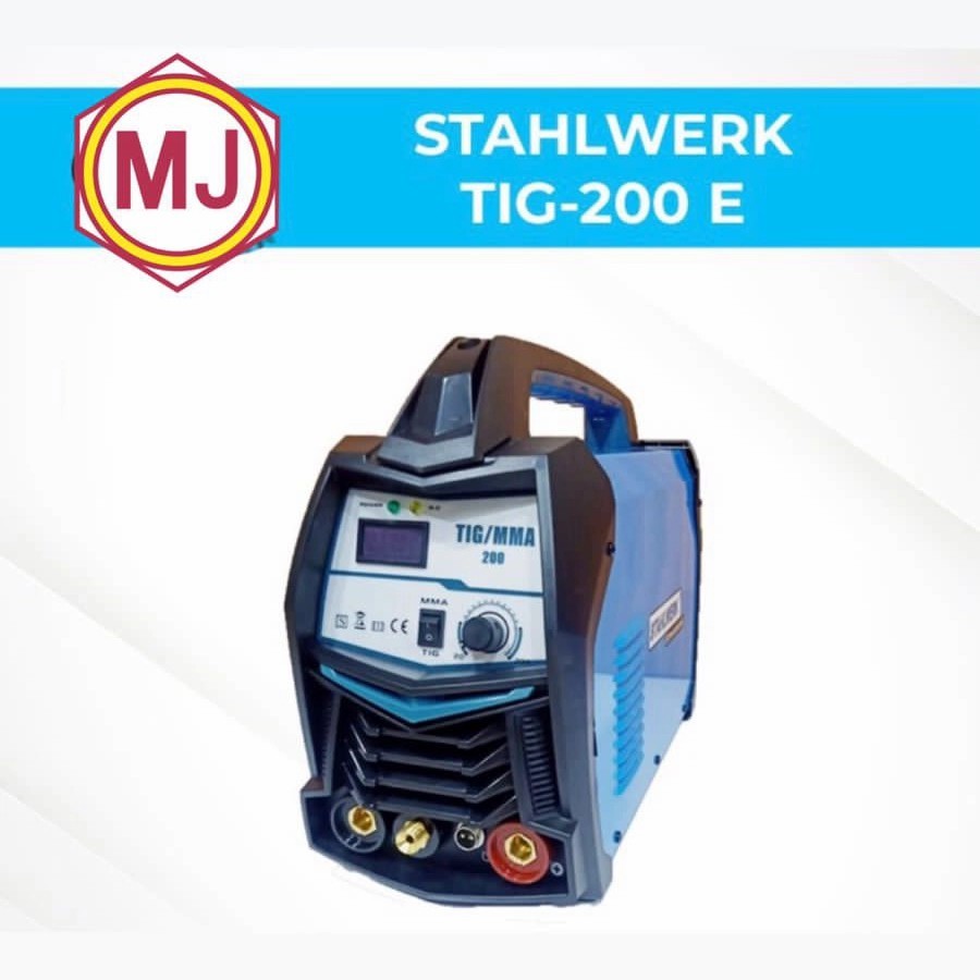 Jual MESIN LAS ARGON STAHLWERK TIG - 200E | MESIN LAS TIG + MMA DC ...